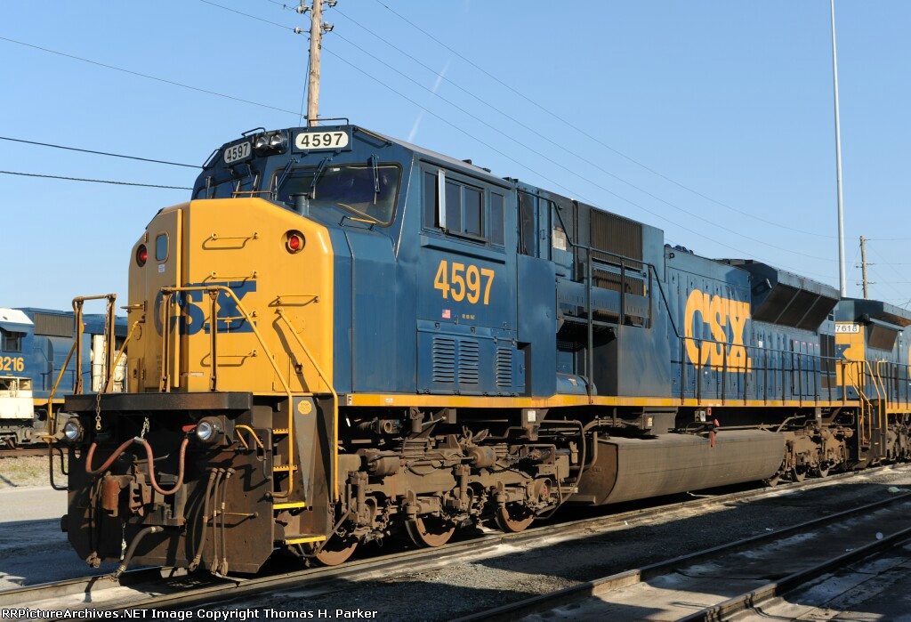 CSXT 4597 SD80AC